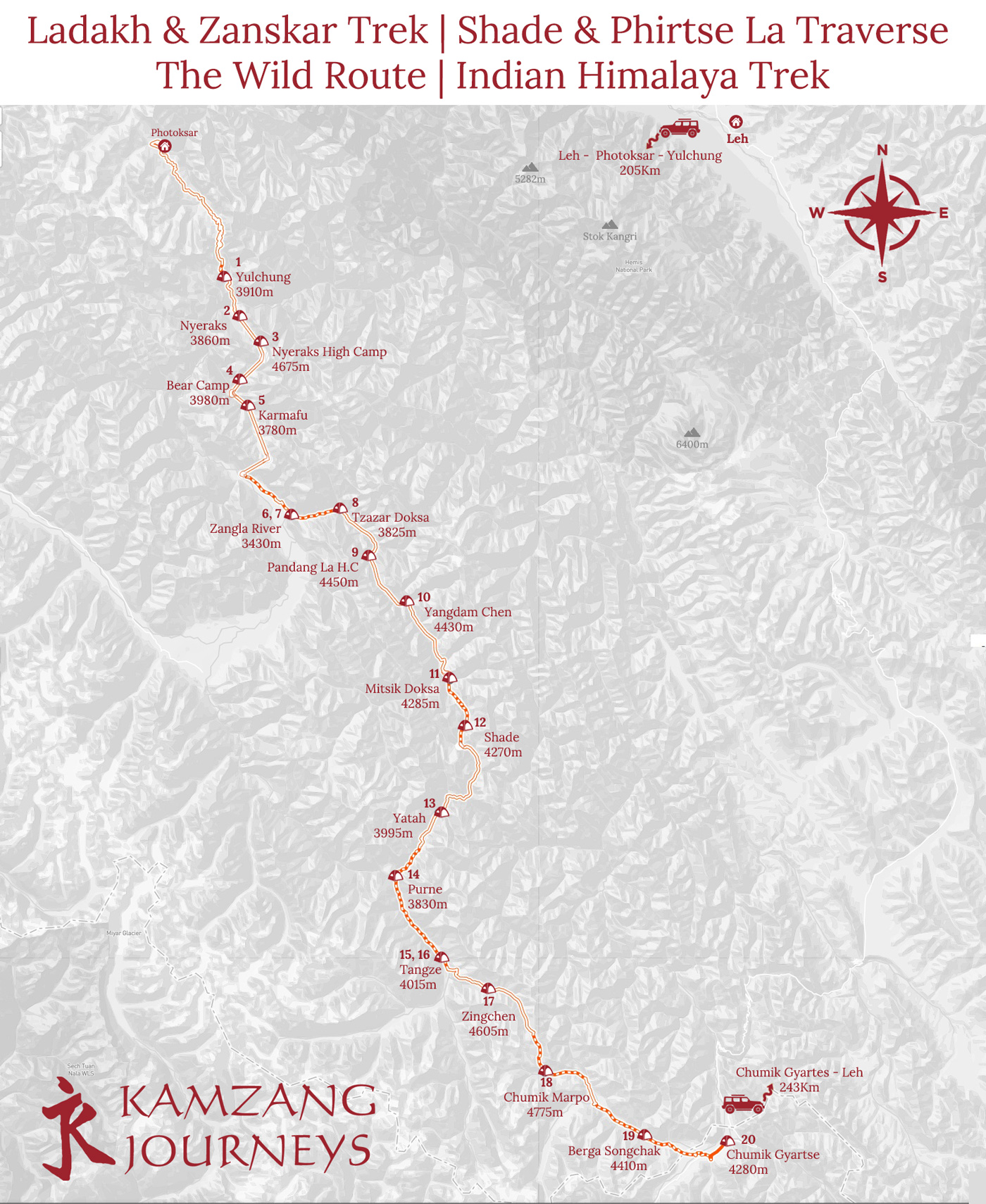 Ladakh & Zanskar Traverse Trek | The Wild Route - Indian Himalaya ...