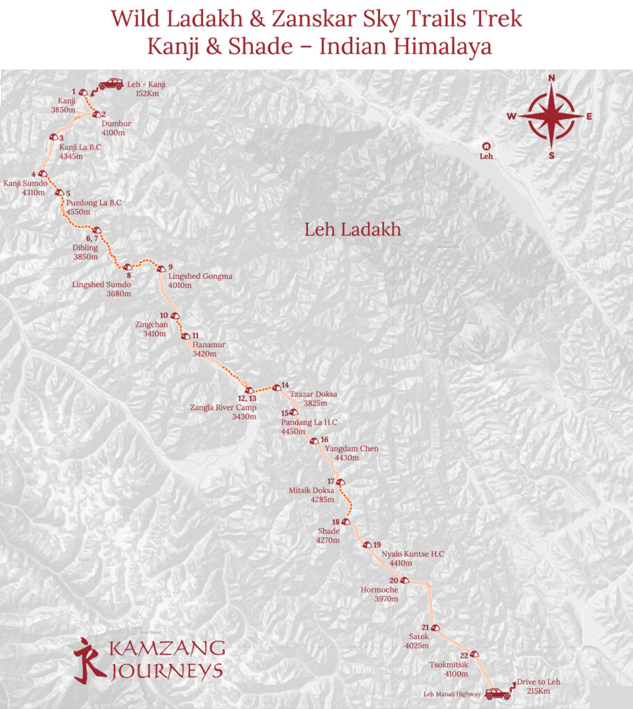Wild Western Ladakh Traverse Trek | Kanji + Shade Valleys | Kamzang ...